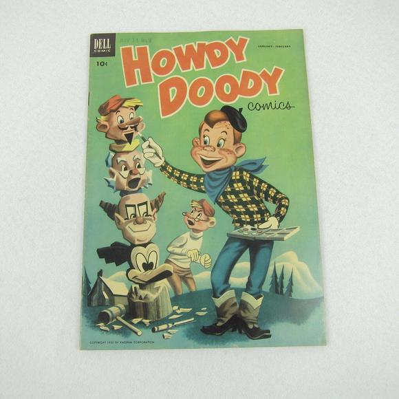 Other | Vintage 1953 Howdy Doody Comic Book 2 January February Dell Golden Age Rare | Poshmark